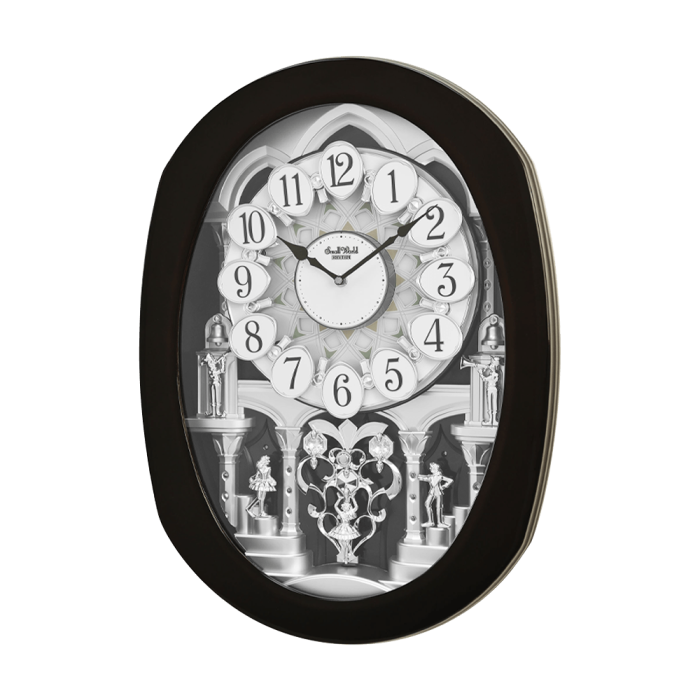 Magic Motion Clock Wooden Brown (4MH901WU06) - Wall Clock – Rhythm ...