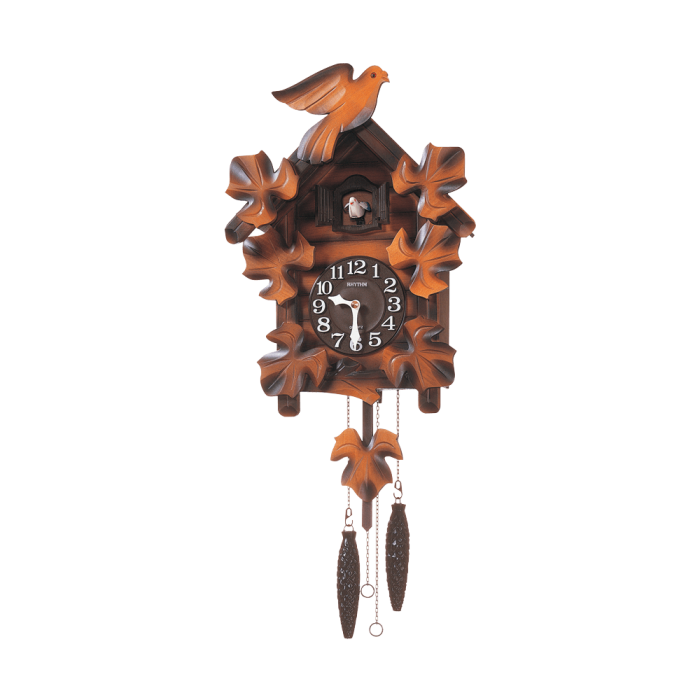 4MJ234RH06 Cuckoo Clock Wooden Brown - Wall Clock – Rhythm Online Shop