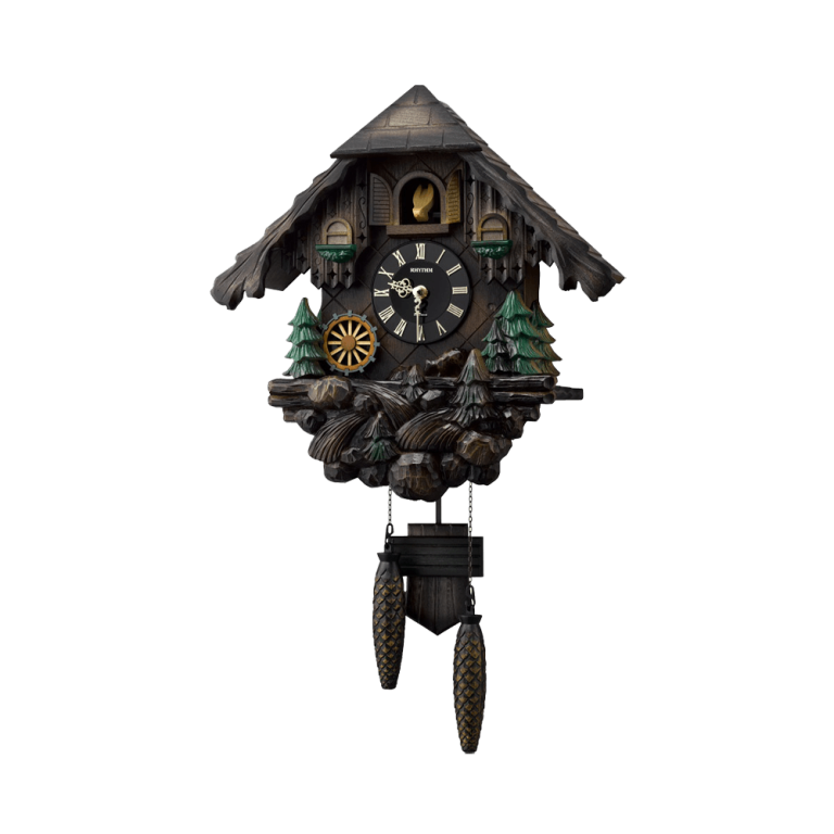 4MJ422SR06 Cuckoo Clock Wooden Brown - Wall Clock – Rhythm Online Shop