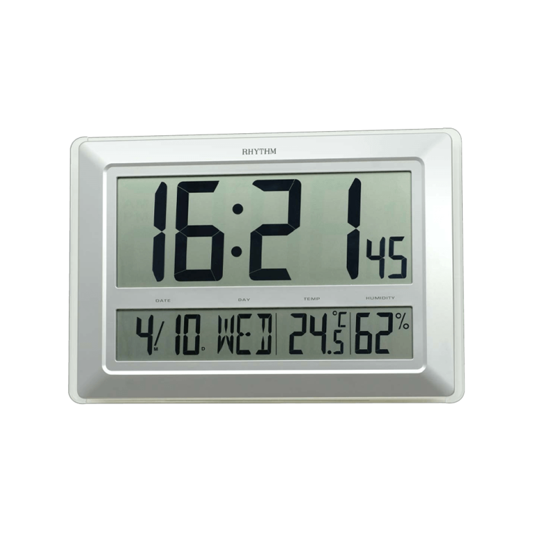 LCW015NR19 Digital Wall / Table Clocks (Snooze, Calendar, Thermometer ...